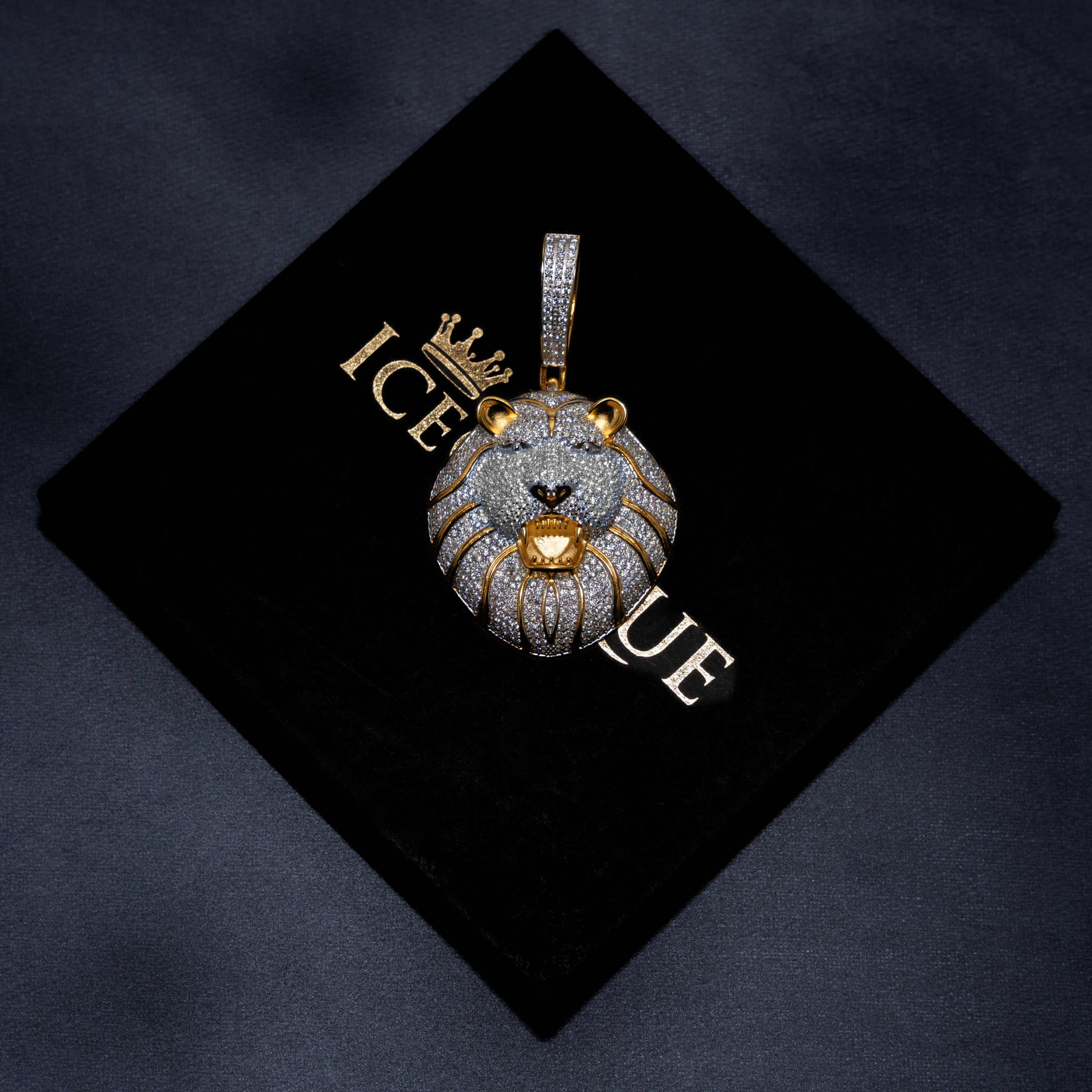 Iced Lion Pendant – ICECLIQUE JEWELRY
